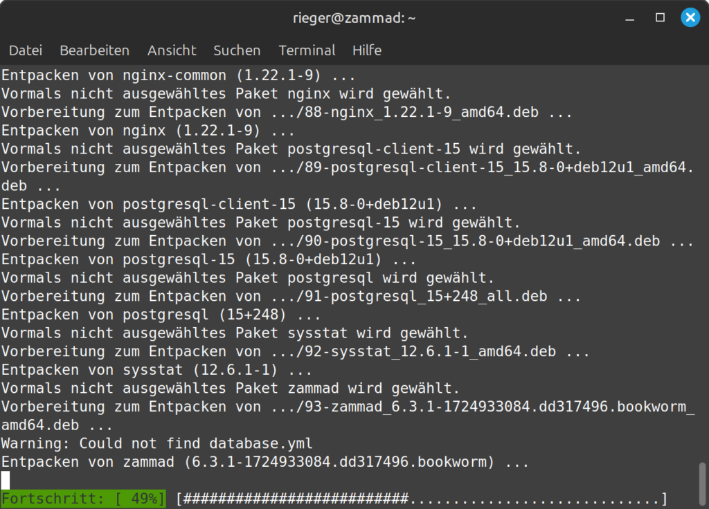 Zammad Ticketsystem v. 6.4x (inkl. Nextcloud Dashboard) - Carsten Rieger