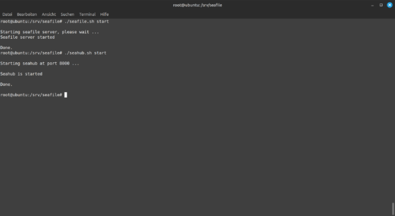 Seafile Installationsanleitung - Carsten Rieger