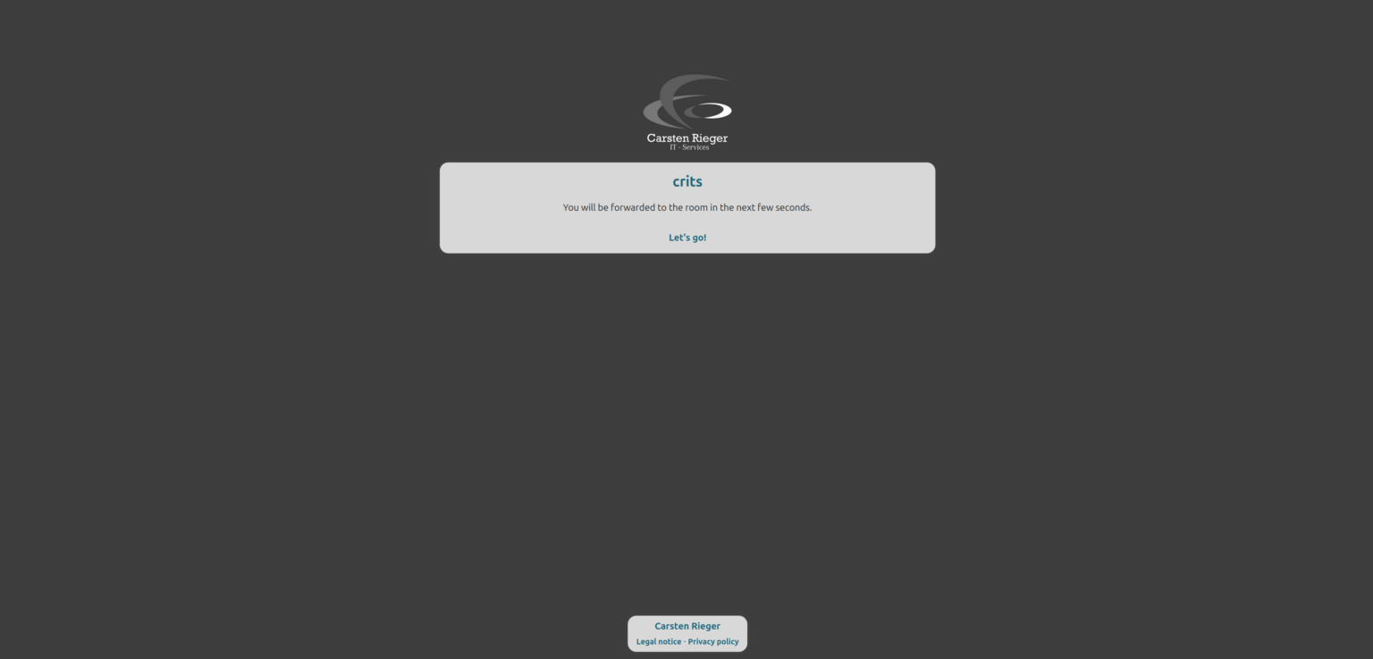 Bigbluebutton V3 Installationsanleitung Carsten Rieger