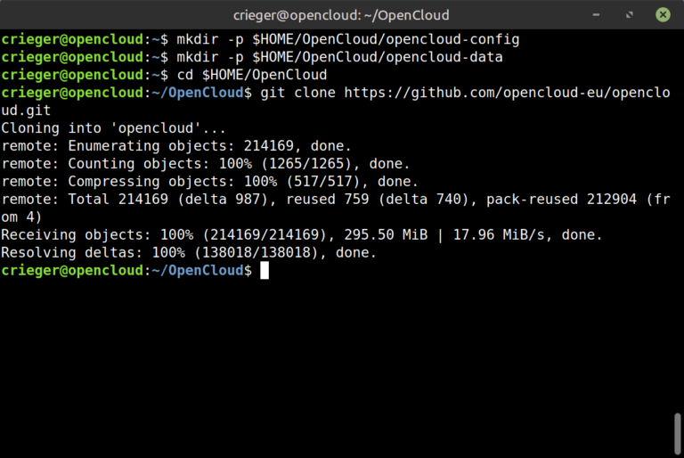 OpenCloud Installationsanleitung - Carsten Rieger