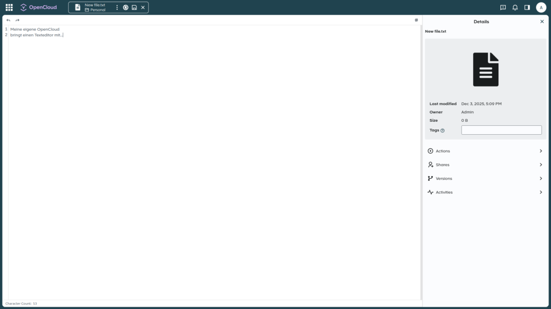 OpenCloud - Basisinstallation - Carsten Rieger